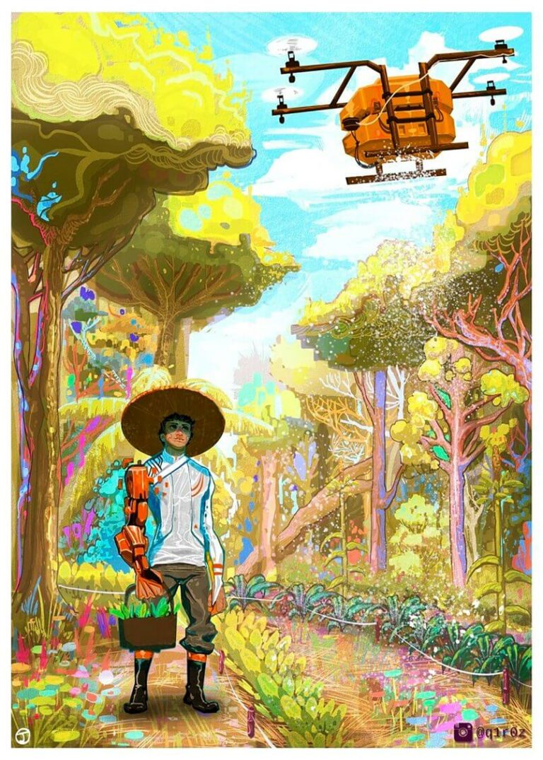 As incríveis ilustrações do artista J. Queiroz - nucleuss