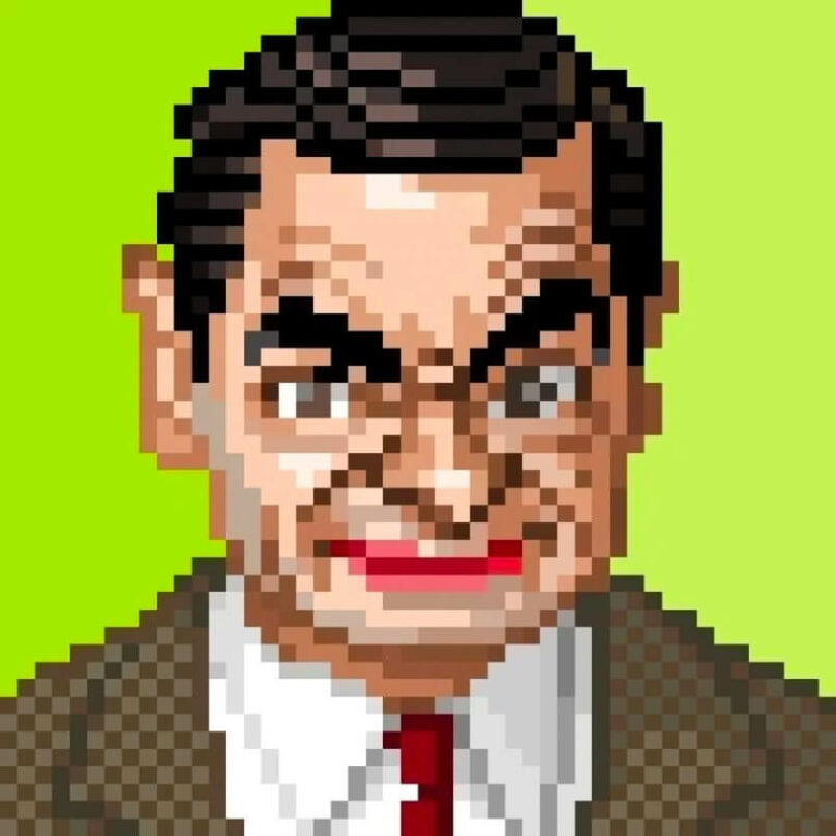 Retratos de Pixel Art por Hatayosi